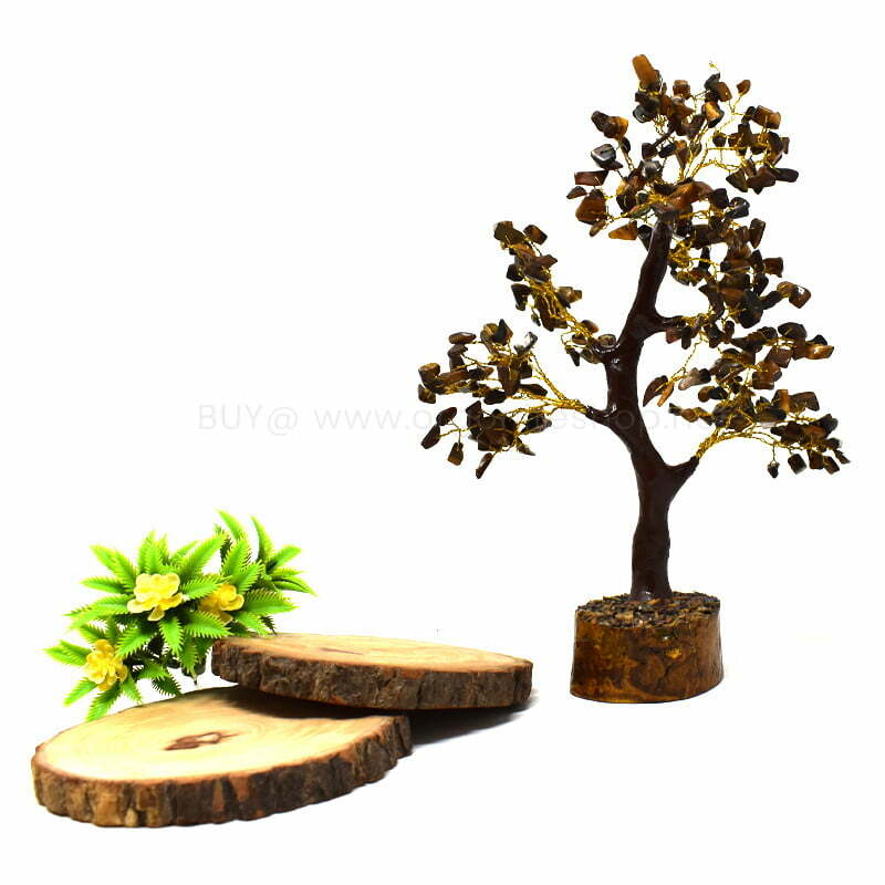 Tiger Eye Crystal Decor Tree - Crystals Store